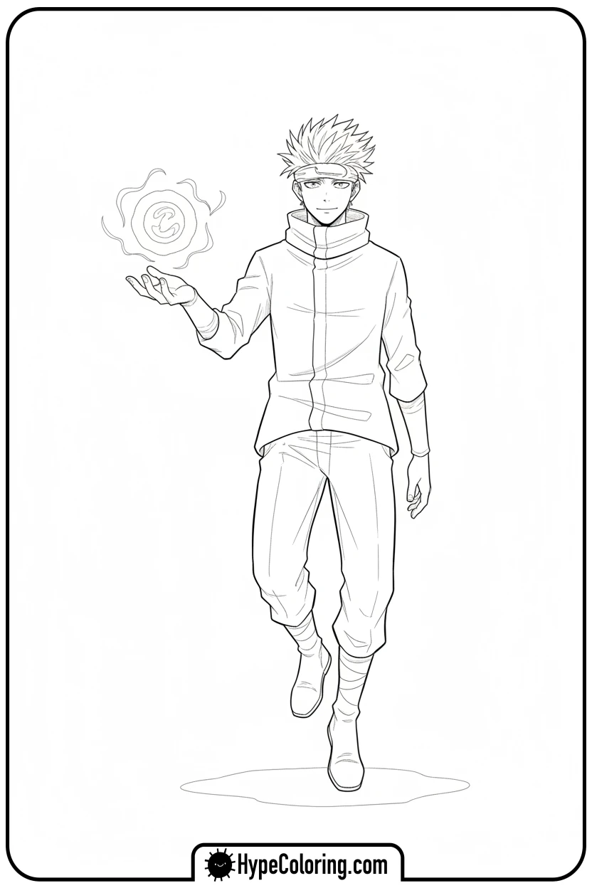 20 Gojo Coloring Pages: Free Printable Fun for All Ages